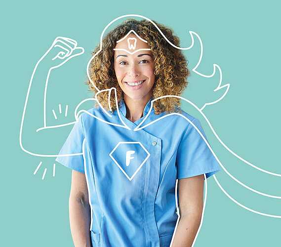 Flairesse fluoride foam for prophylactic treatment