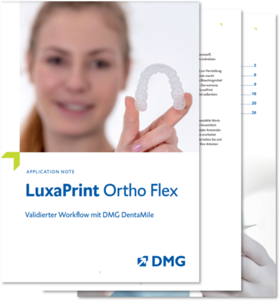 Application note for LuxaPrint Ortho Flex now available