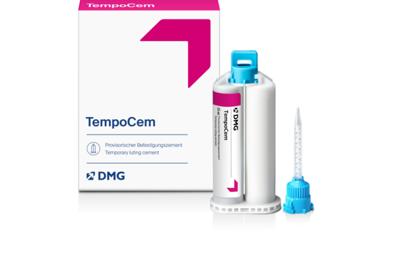 TempoCem: Self-mixing, self-curing temporary cement